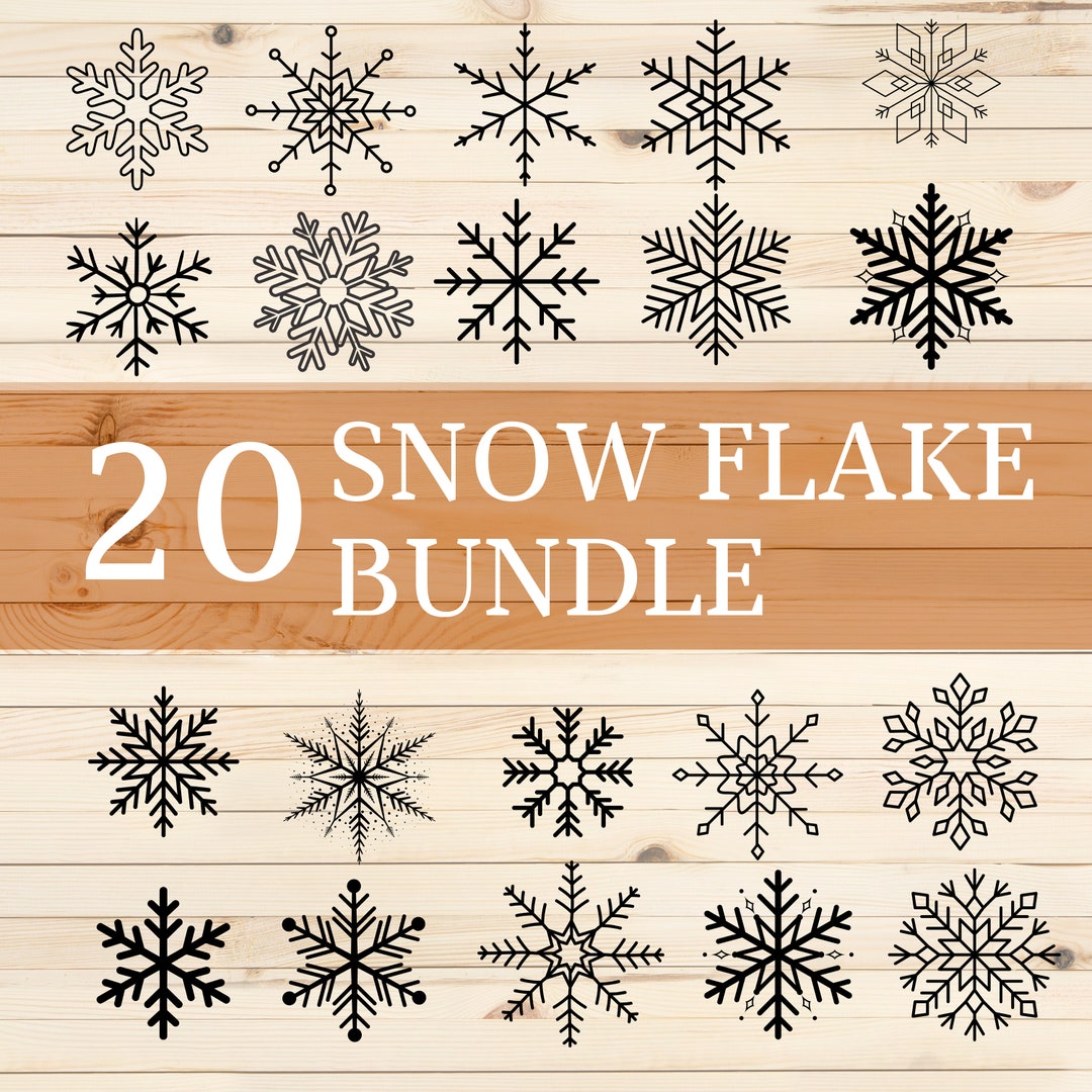 Christmas Snowflakes Hand Embroidery Pattern, Snowflake Bundle, PDF ...