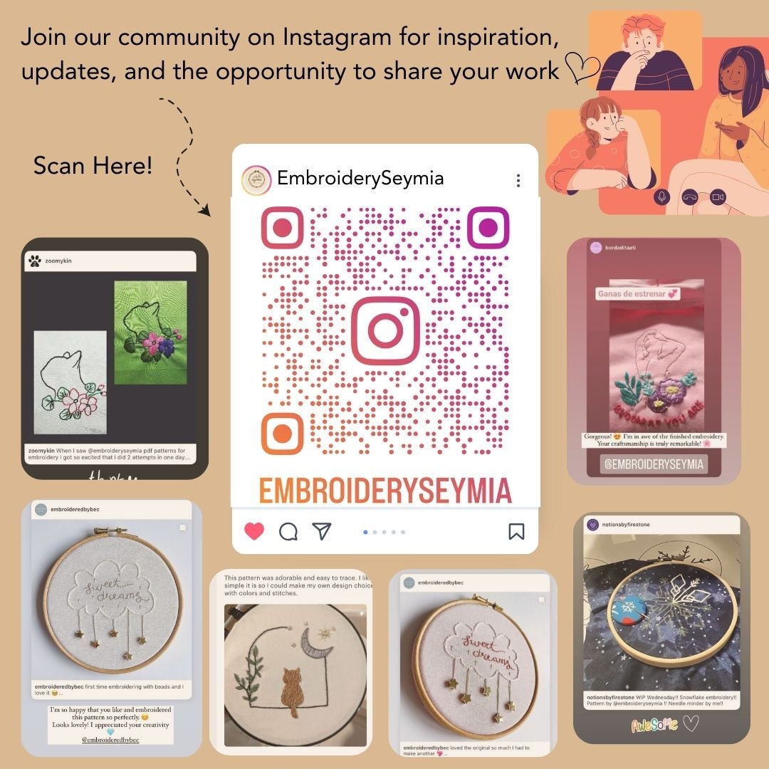 Birth Flowers Embroidery Design Bundle: DIY Template (PDF Pattern) - Etsy