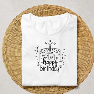 Happy Birthday Embroidery Pattern | Celebrate With Floral Elegance in a ...