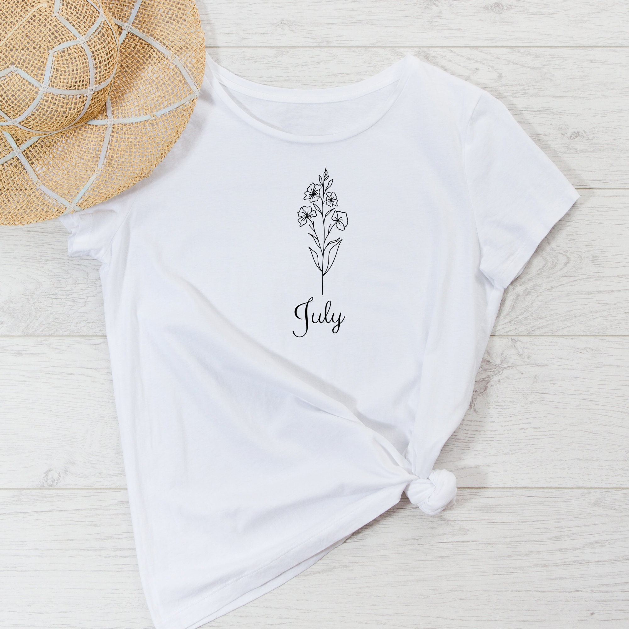 Birth Flowers Embroidery Design Bundle: DIY Template (PDF Pattern) - Etsy