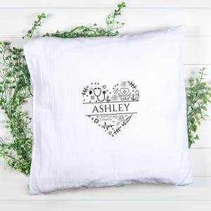 Personalized Medical Hand Embroidery Pattern – Medical Symbol DIY Hoop ...