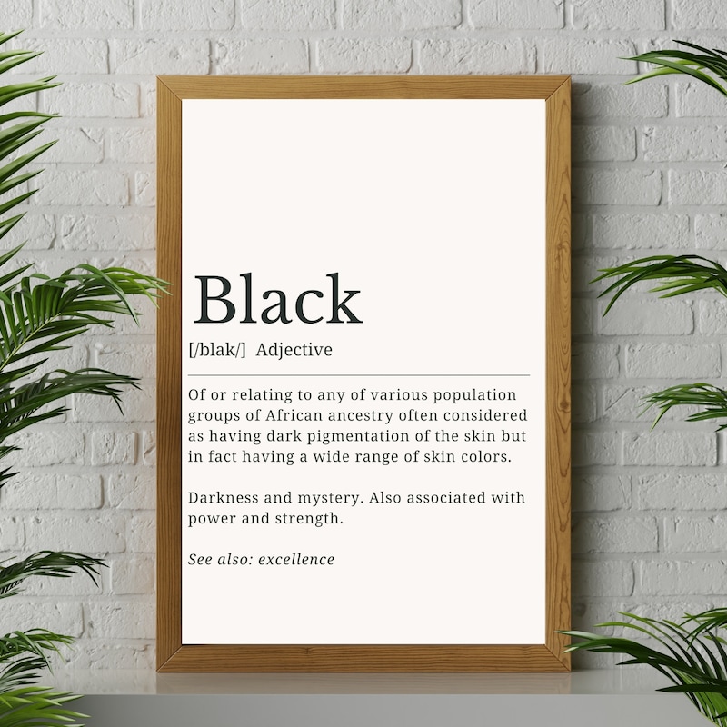 Black White Word Art - Etsy