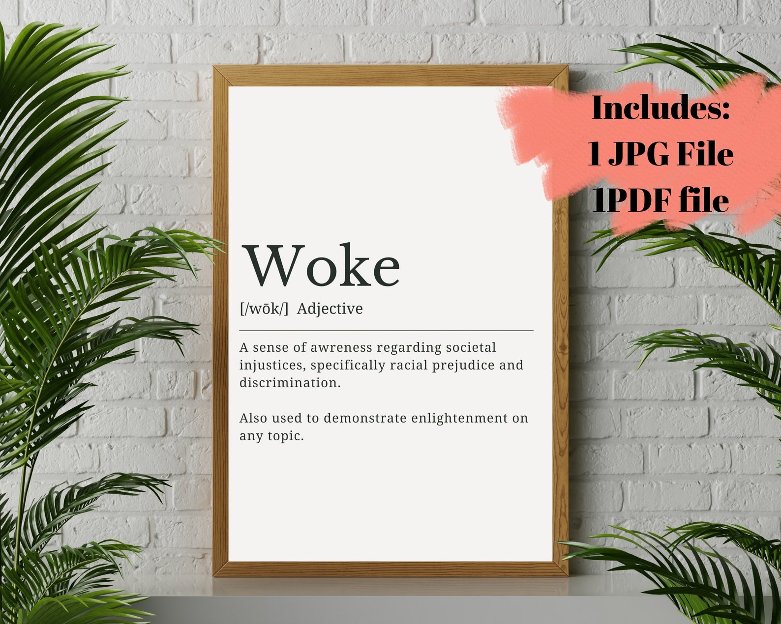 Woke Definition Wall Art Black Culture Definition Wall Art - Etsy