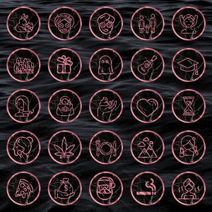 Rose Gold Instagram Highlight Covers - Instagram Story Icons - Social ...