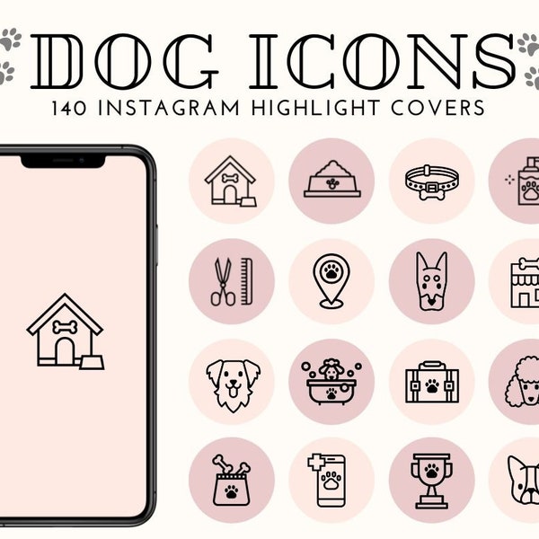 Instagram Dog Highlight Icons - Etsy