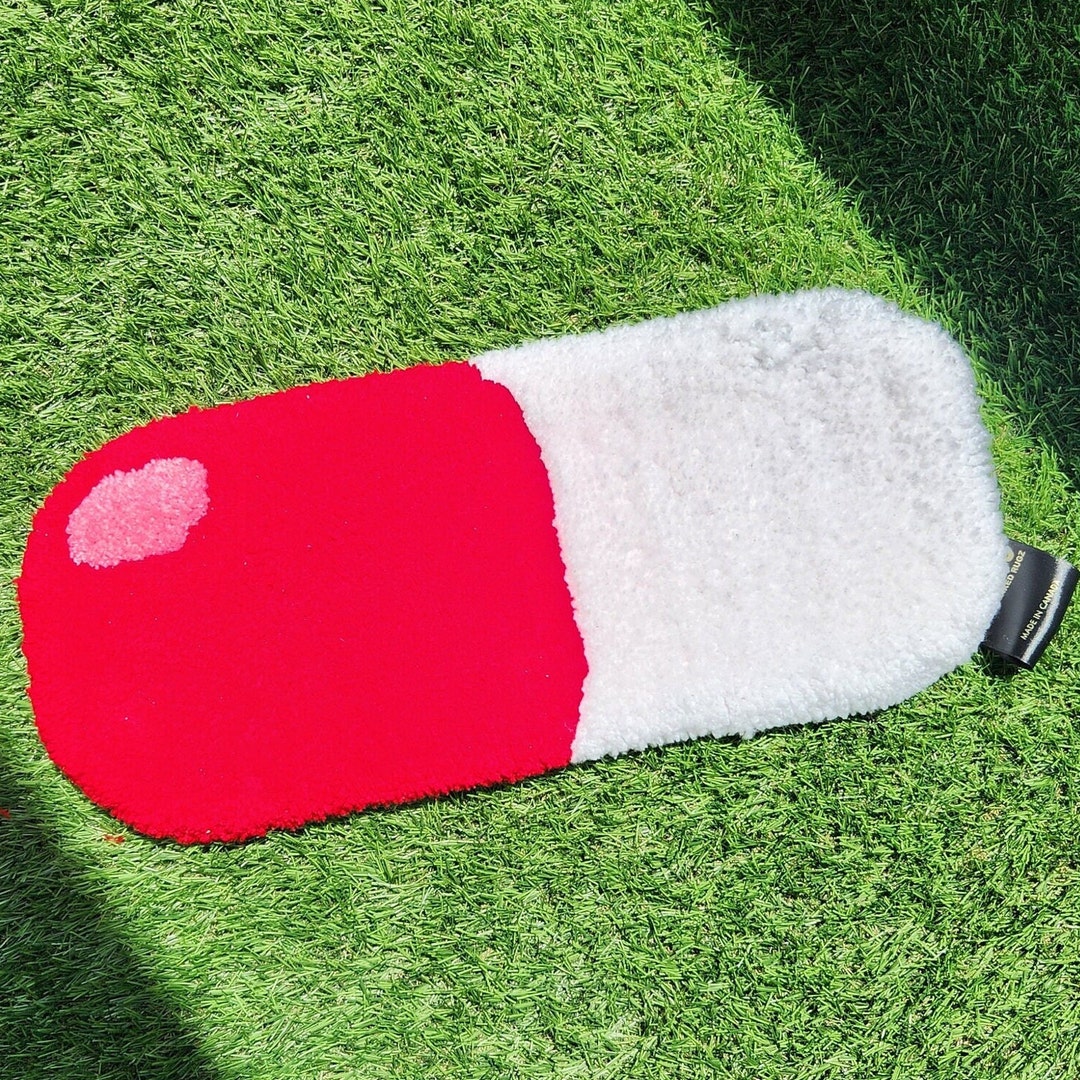 Pharmacy Pill Rug - Handmade Tufted Rug - Etsy