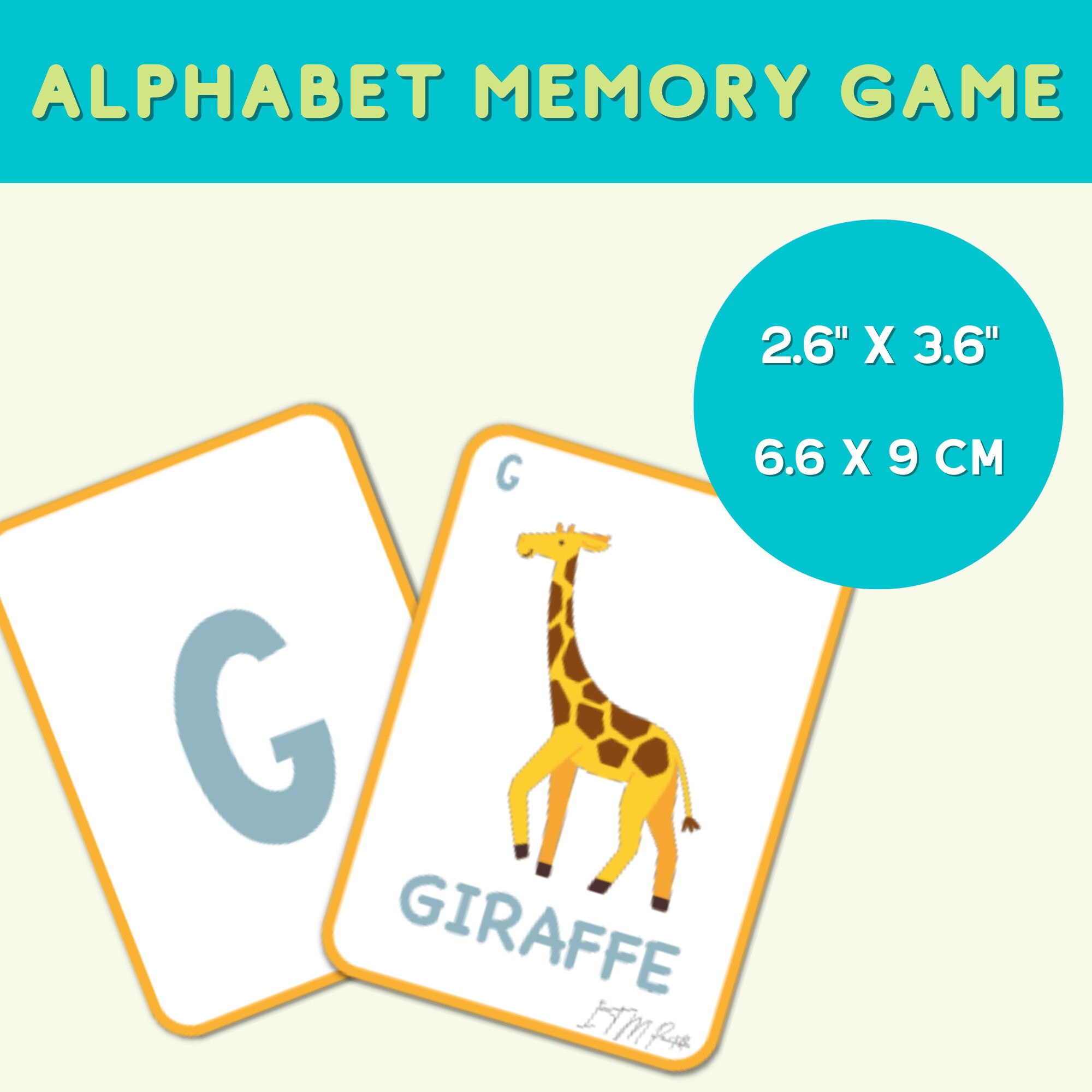 Alphabet Memory Game | Alphabet Matching Game | Montessori Flash Cards ...