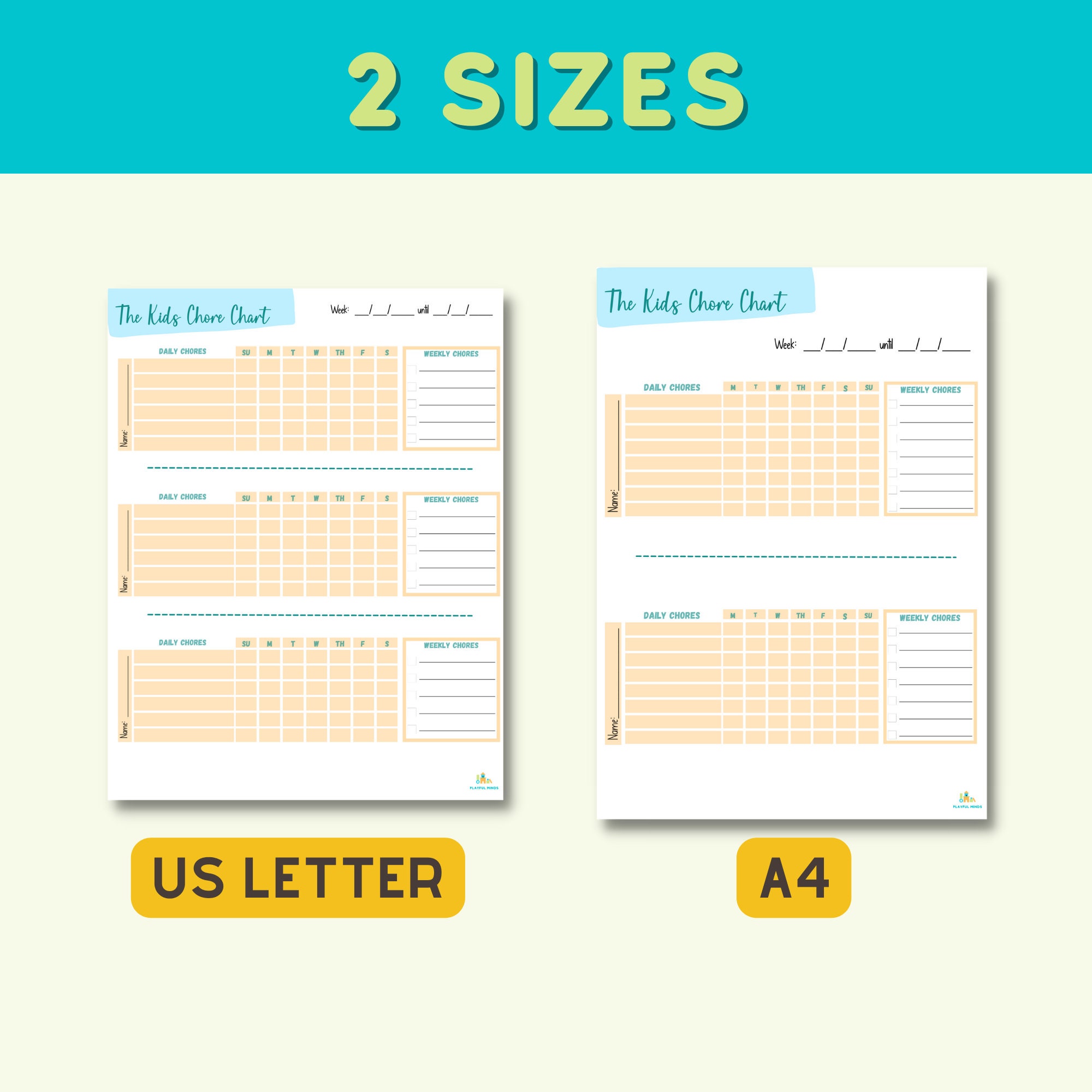 School Counselor Chore Chart for Kids Family Chore Chart Printable ...