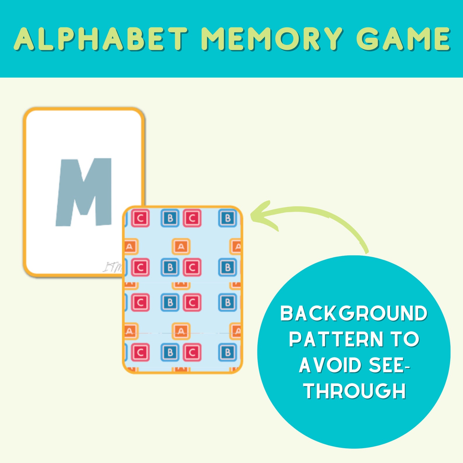 Alphabet Memory Game | Alphabet Matching Game | Montessori Flash Cards ...