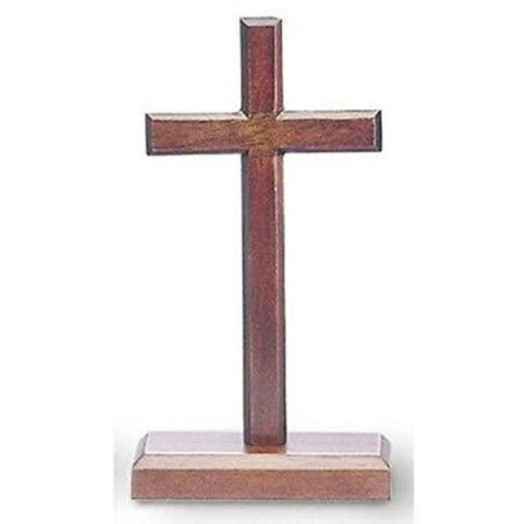 H. J. Sherman Standing Desk Cross in Mahogany Dark Wood With Base in ...