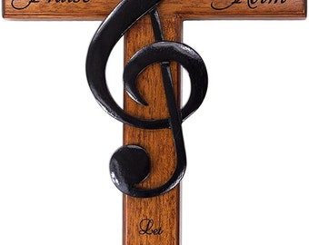 Treble Clef Cross - Etsy