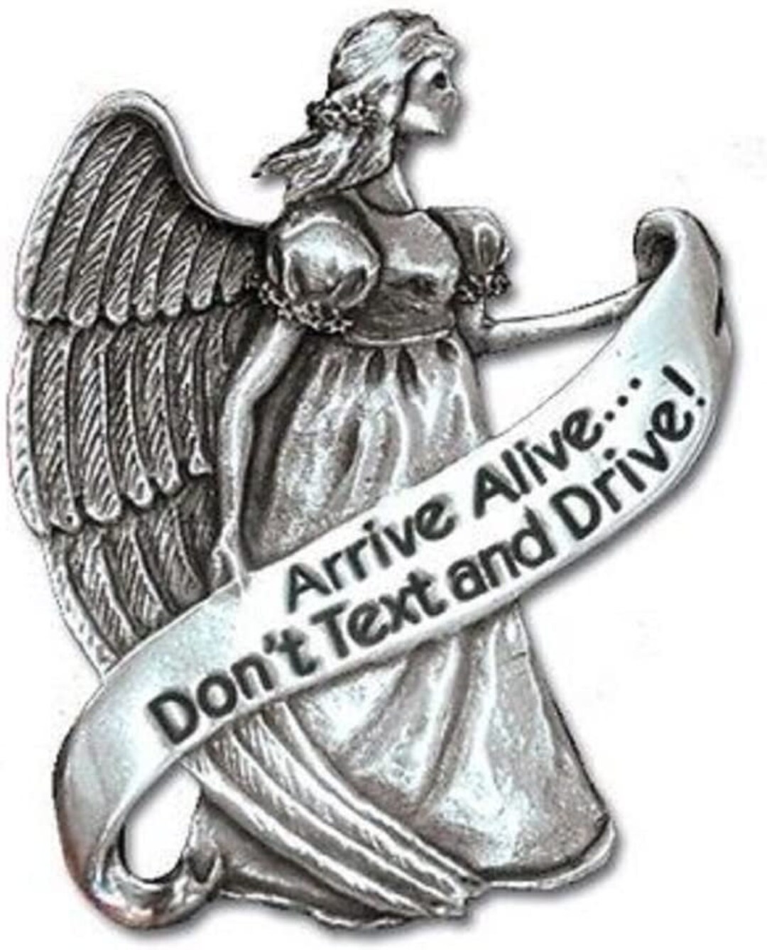 Guardian Angel Arrive Alive. Don't Text and Drive Auto Visor Clip, 2 ...