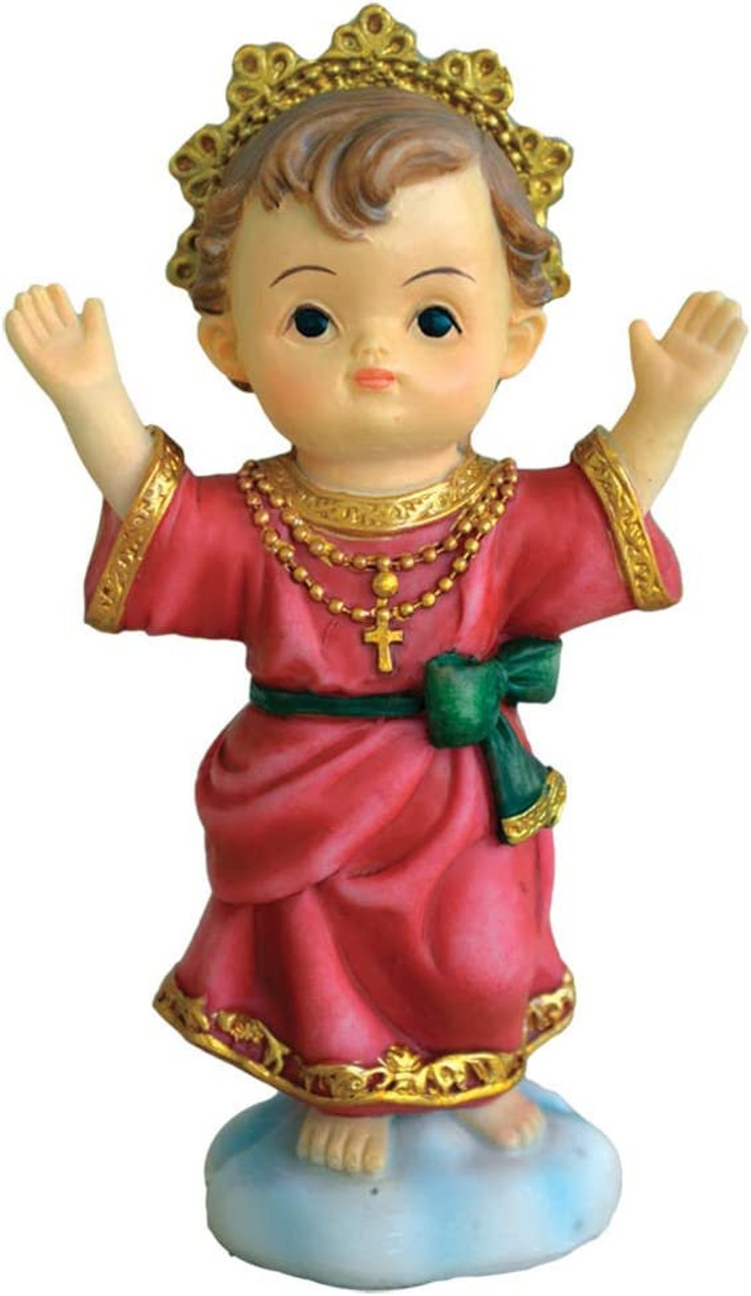 P204 4 Baby Boys Girls Catholic Statues Resin Figures Religious Gift ...