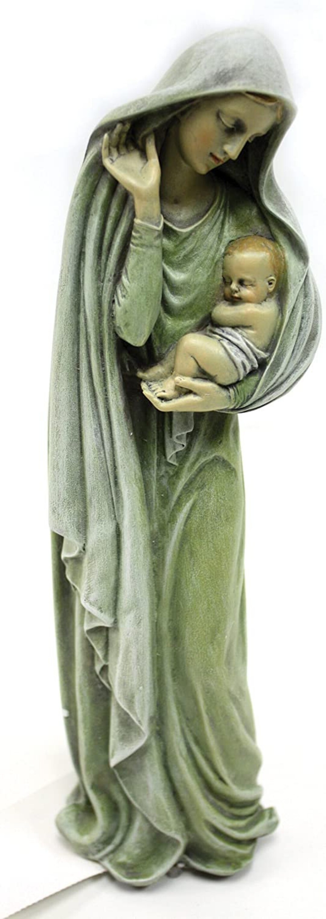 Mary With Baby Statue, 12-inch Tall - Etsy