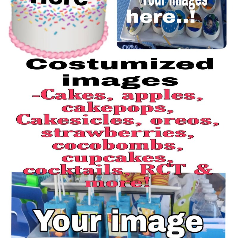 Printed Wafer Paper - Etsy