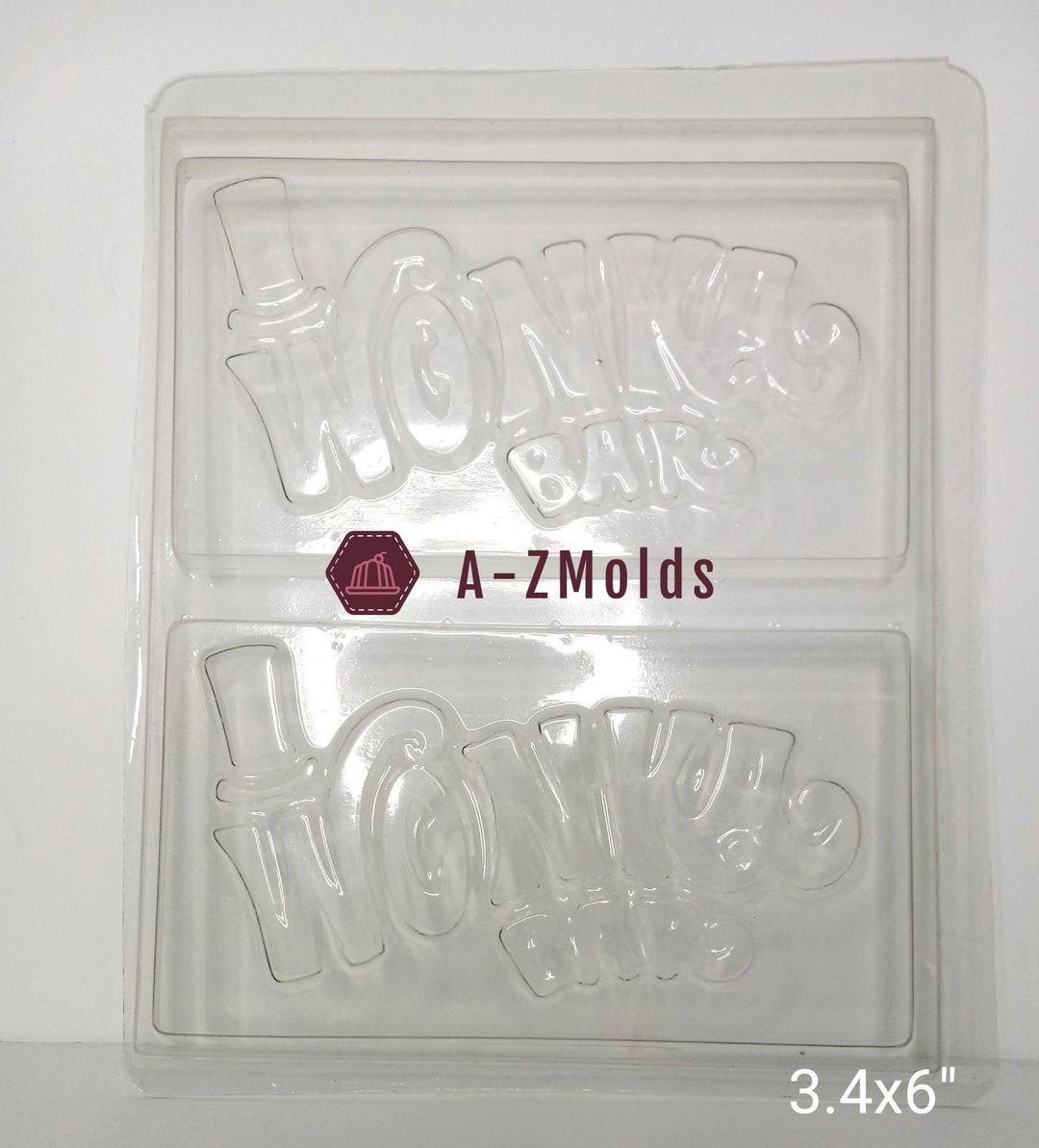 2 Wonka Bars Chocolate Mold - Etsy