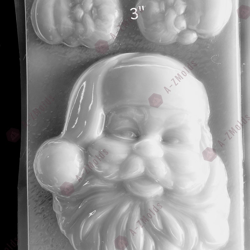 Santa Face Mold - Etsy