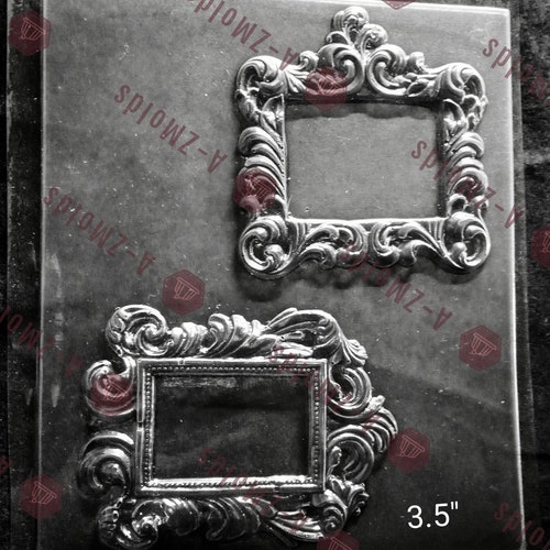Frame Silicone Mold Plaster Silicone Mold Cake Mold - Etsy