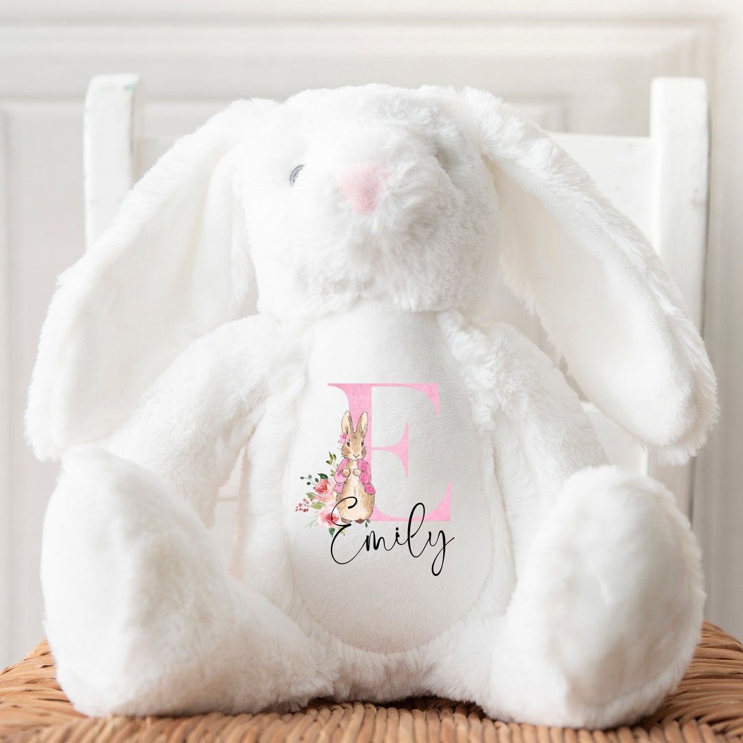 Personalised Bunny Rabbit, Peter Rabbit New Baby Gift, Personalised ...