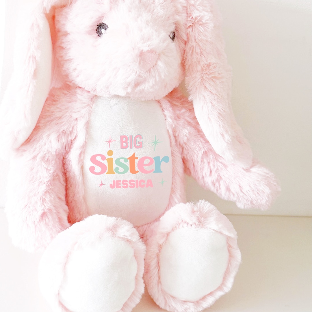Personalised Bunny Rabbit Sisters, Big Sister Gift, Little Sister Gift ...