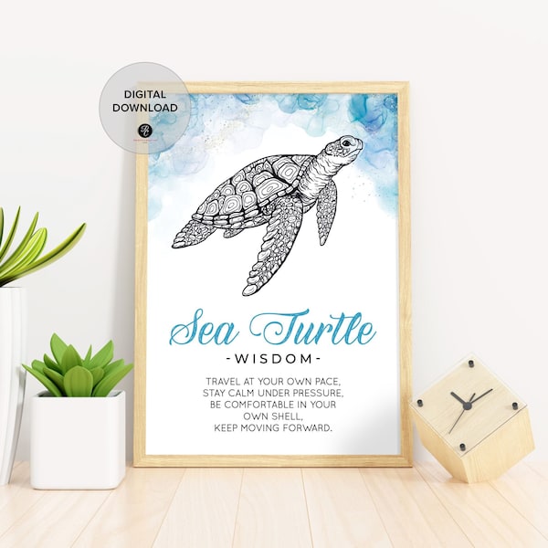 Sea Turtle Baby Quote - Etsy