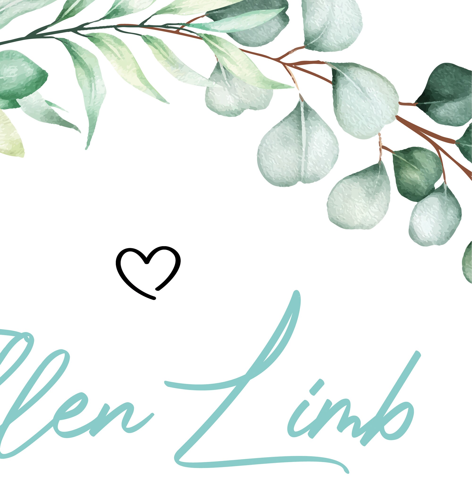 A Limb Has Fallen Memorial Digital Print, Funeral Watercolor Sign ...