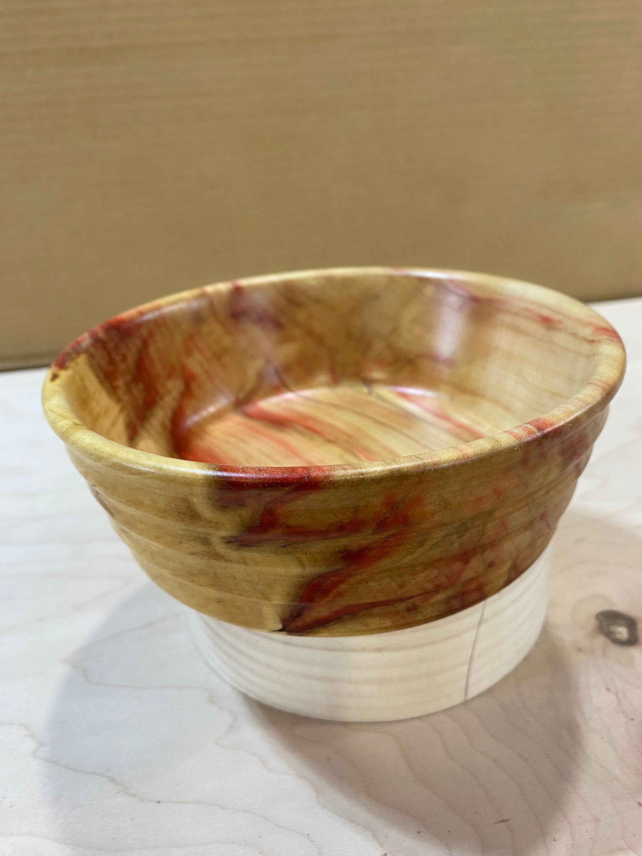 Box Elder Flame Handmade Wood Bowl - Etsy