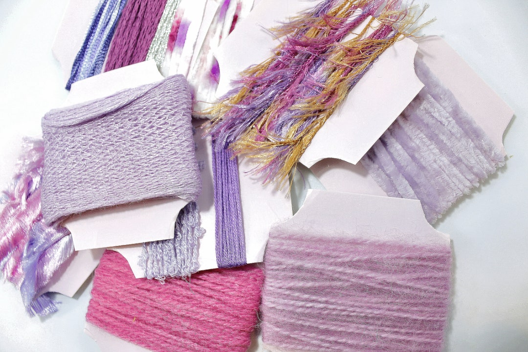 Embroidery Cards, Embroidery Threads, Art Threads, Violet Mixed Fibers ...