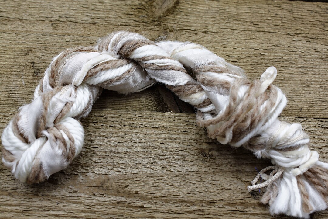 Wool Products, Beige White Fibers, Hand Dyed Embroidery Threads, White ...
