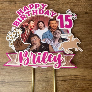 Country Singer Cake Topper , Country Birthday Ideas , Country Party ...
