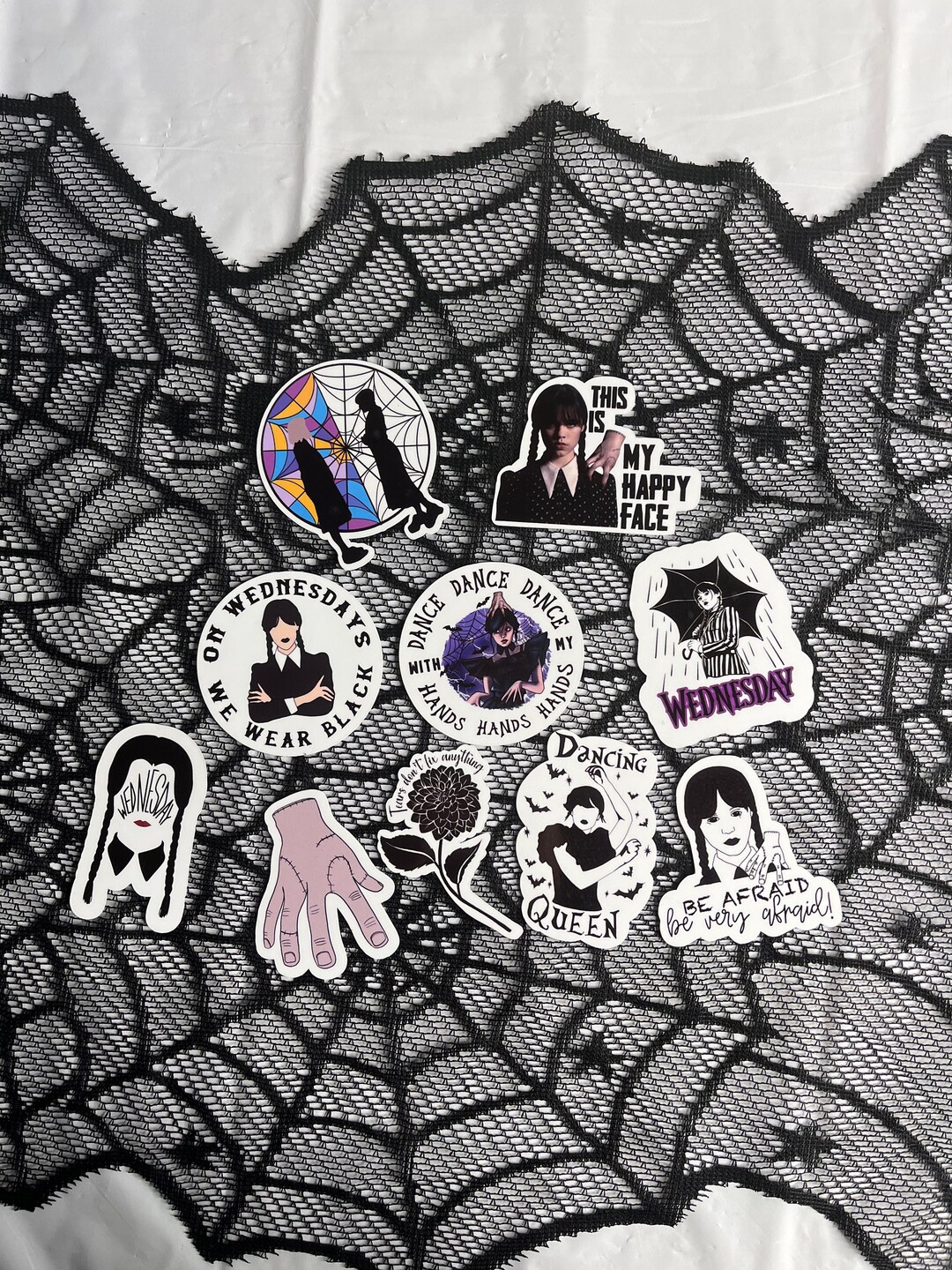 Wednesday Sticker Pack , Addams , Wednesday Stickers , Halloween ...