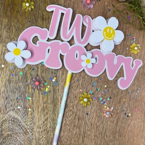Two Groovy Cake Topper , Two Groovy , Two Groovy Cake , Two Groovy ...