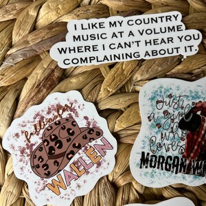 Morgan Sticker Pack , Wall..en , Wallen Stickers , Country Music ...