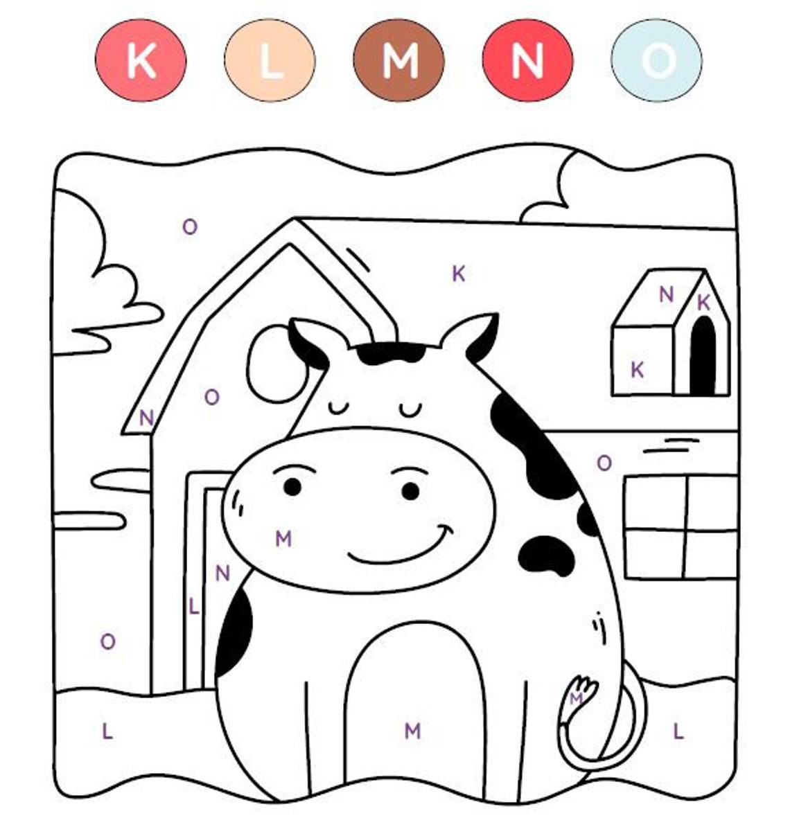 29-fun-animal-color-by-letter-coloring-pages-instant-etsy