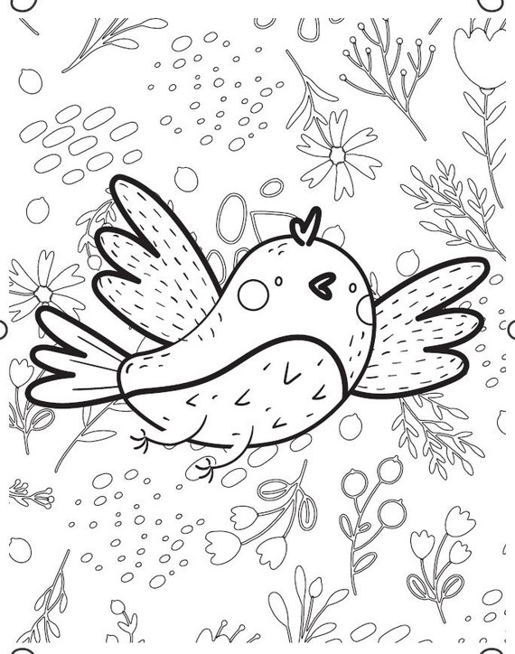 Coloring Pages Of Cute Birds