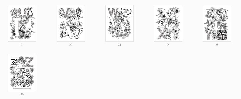 A-Z 26 Alphabet Coloring Pages 26 High Quality Alphabet Coloring Pages ...