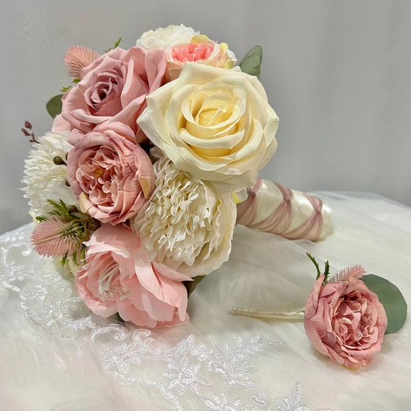 Ivory Peonies - Etsy