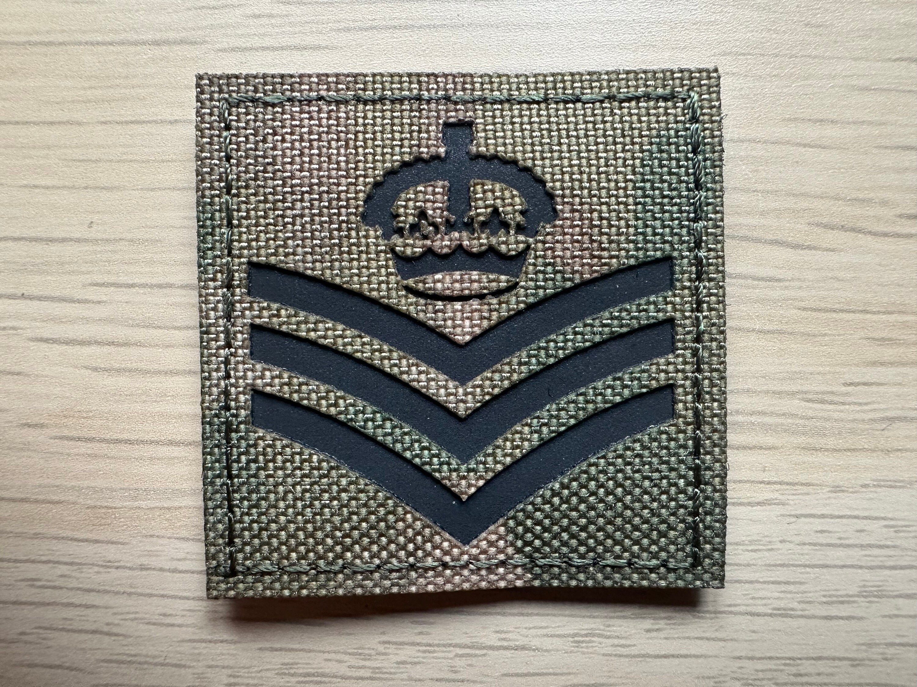 Colour / Staff Sergeant Rank IR and Multicam Patch - Etsy