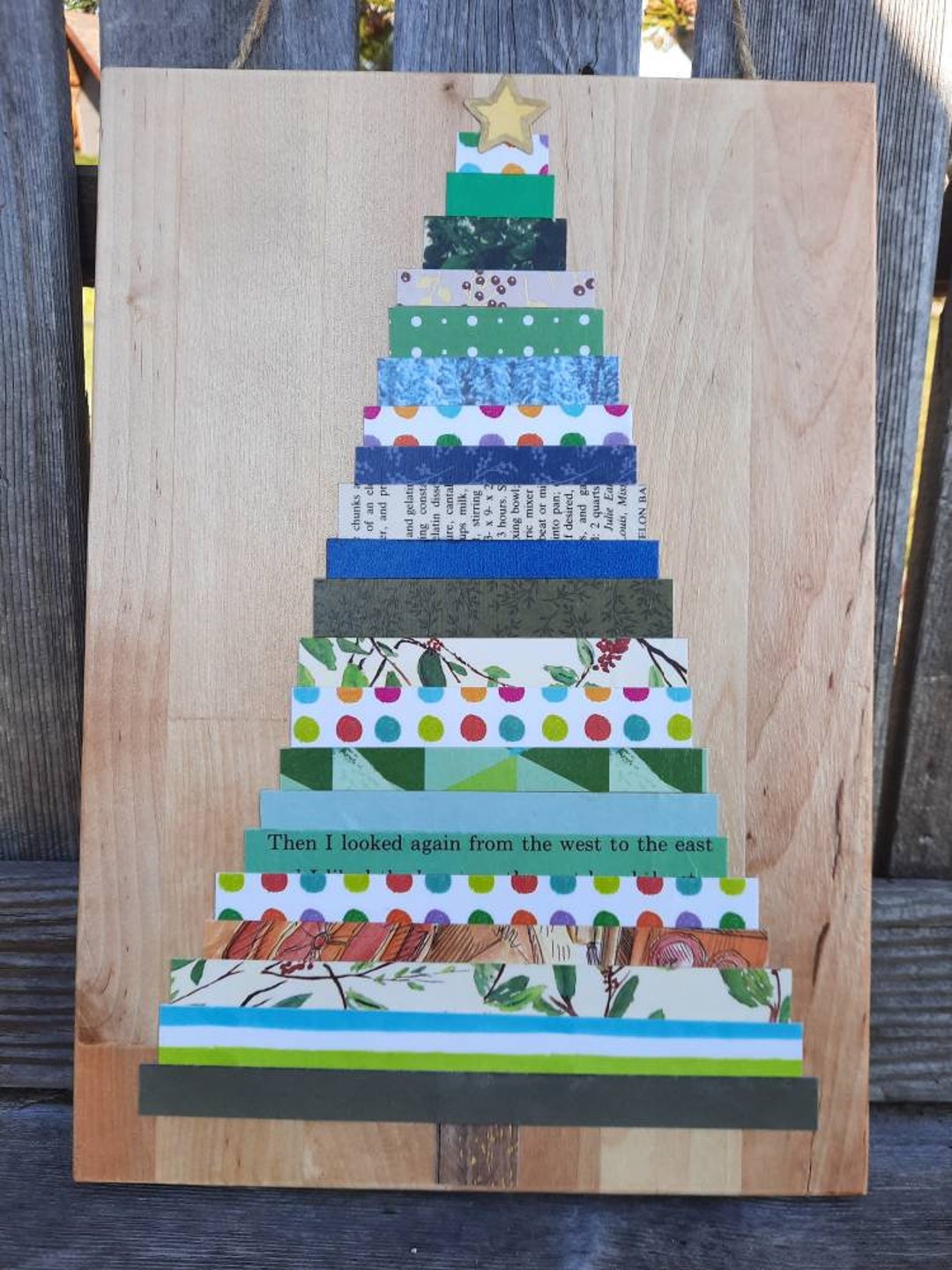 Christmas Tree Plaque - Etsy