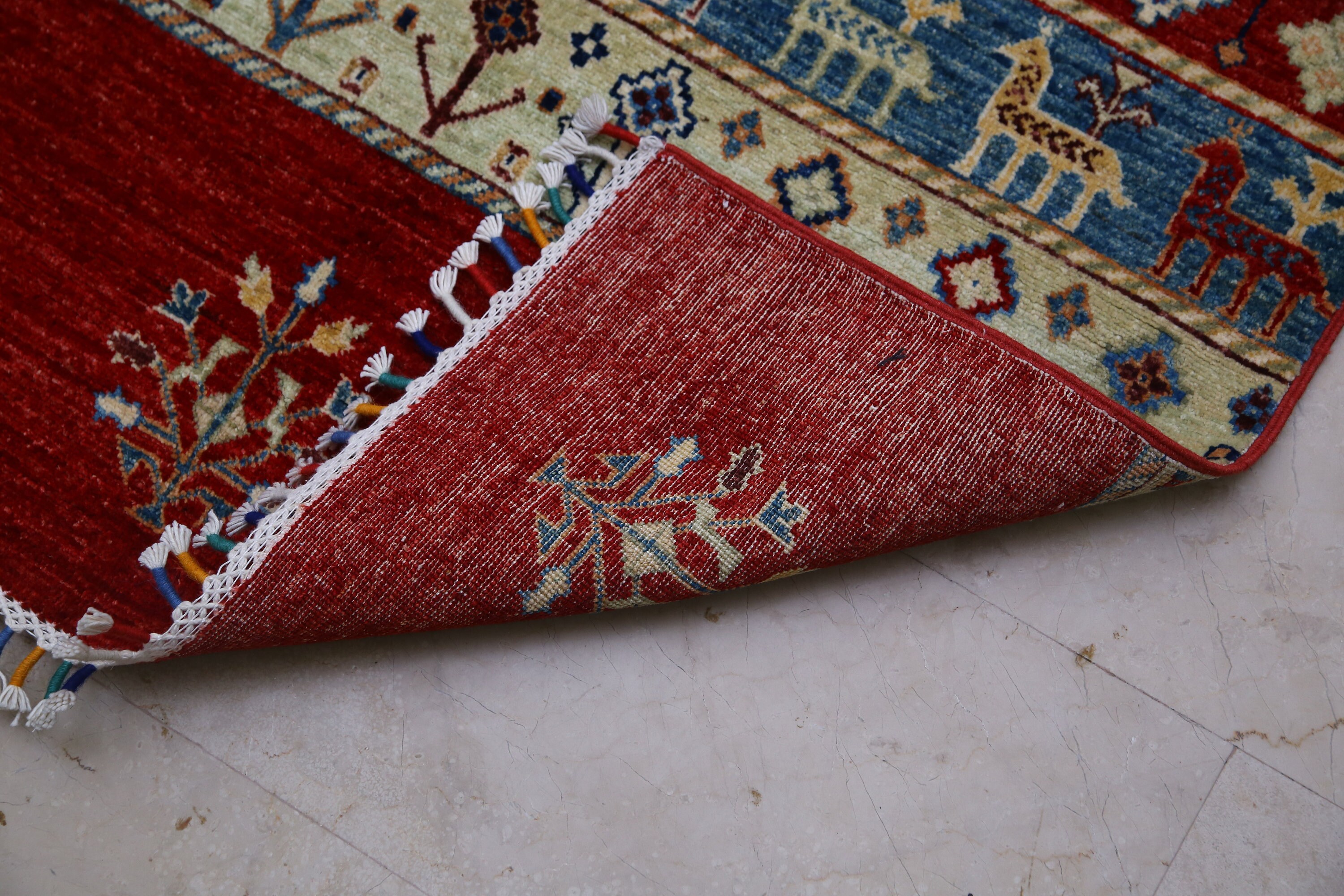 5x3 ft Handmade Rug-Khorjin-Living Room Rug-Wool rug-bedroom | Etsy