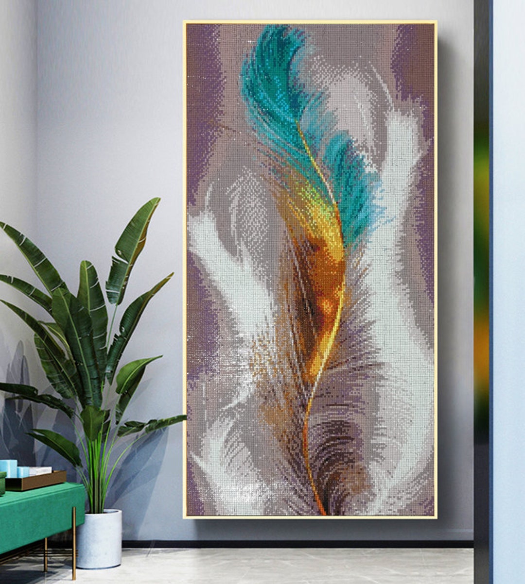 14"/28" Finished Diamond Painting. A Wonderful Gift for Any Occasion ...