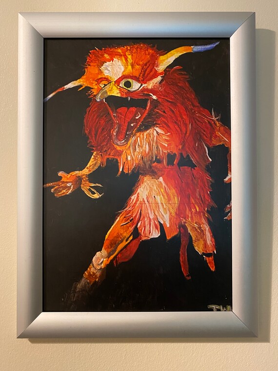 Fiery Labyrinth David Bowie Movie Nostalgic Fan Art - Etsy