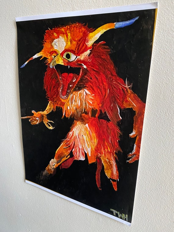 Fiery Labyrinth Drawing