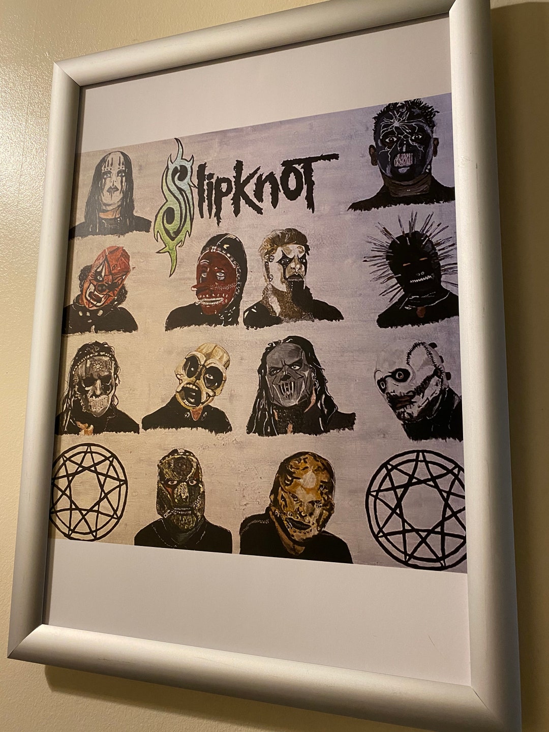 Slipknot Past and Present Members A3 Print - Etsy