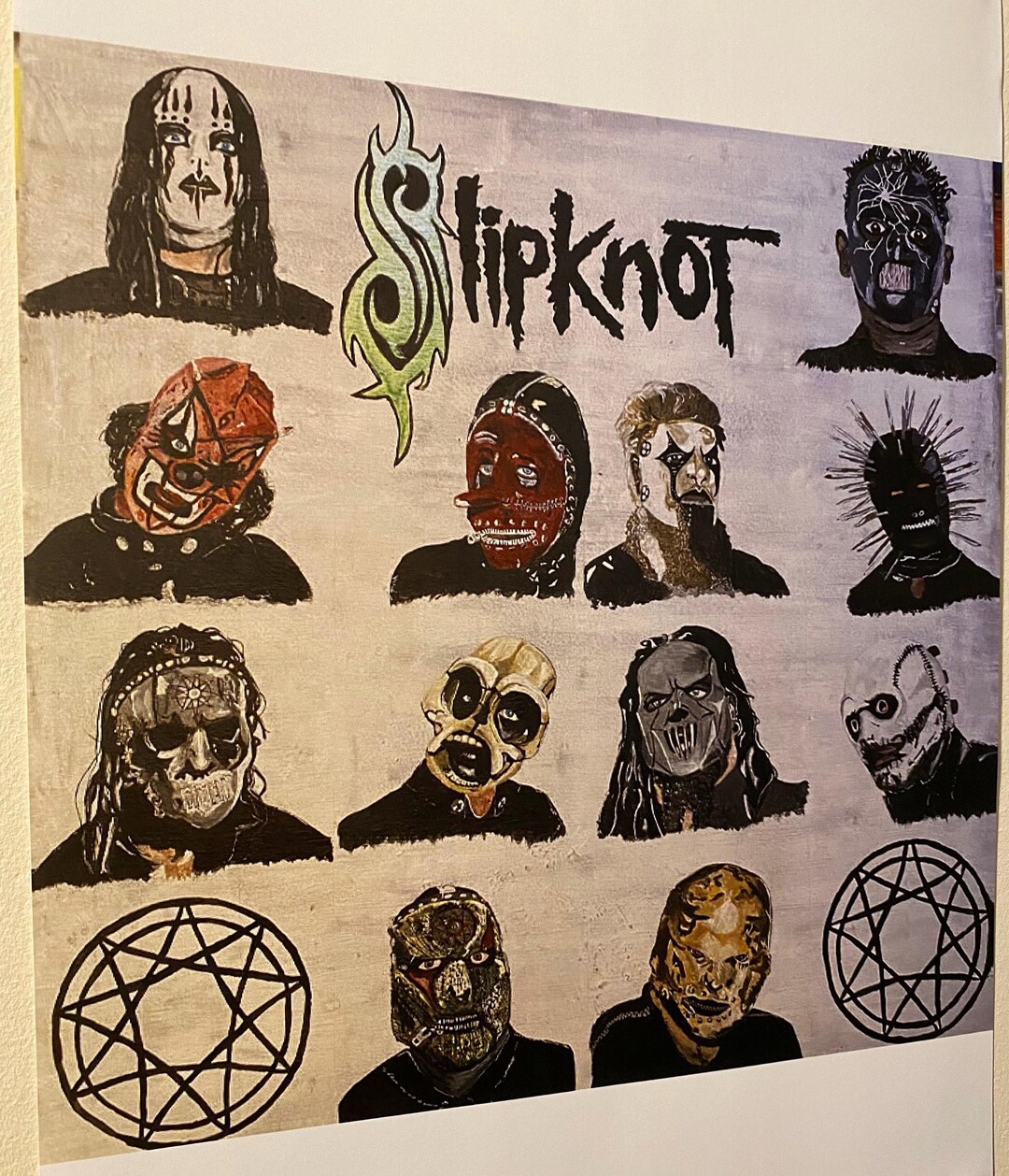 Slipknot Past and Present Members A3 Print - Etsy UK