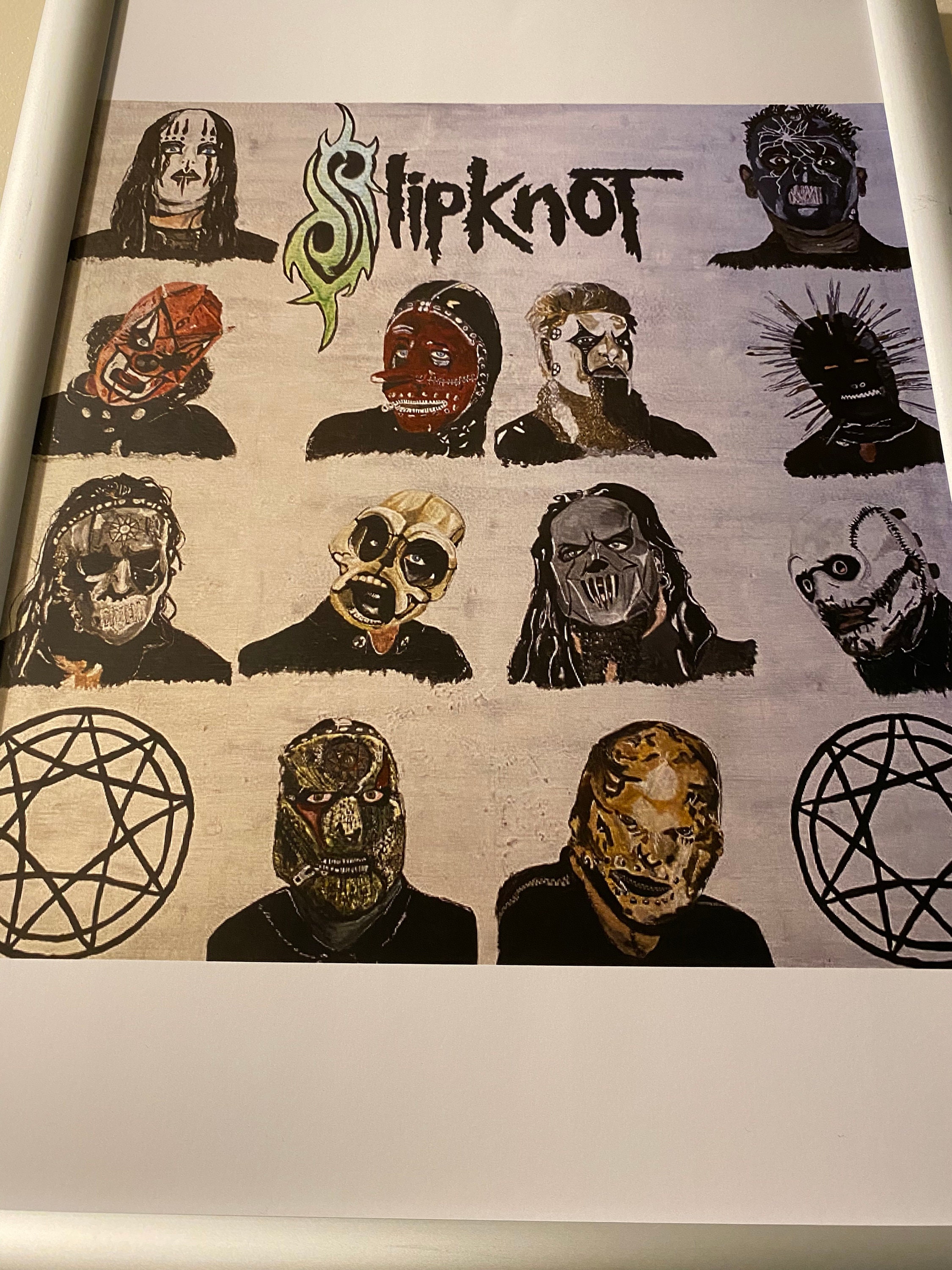 Slipknot Past and Present Members A3 Print - Etsy UK