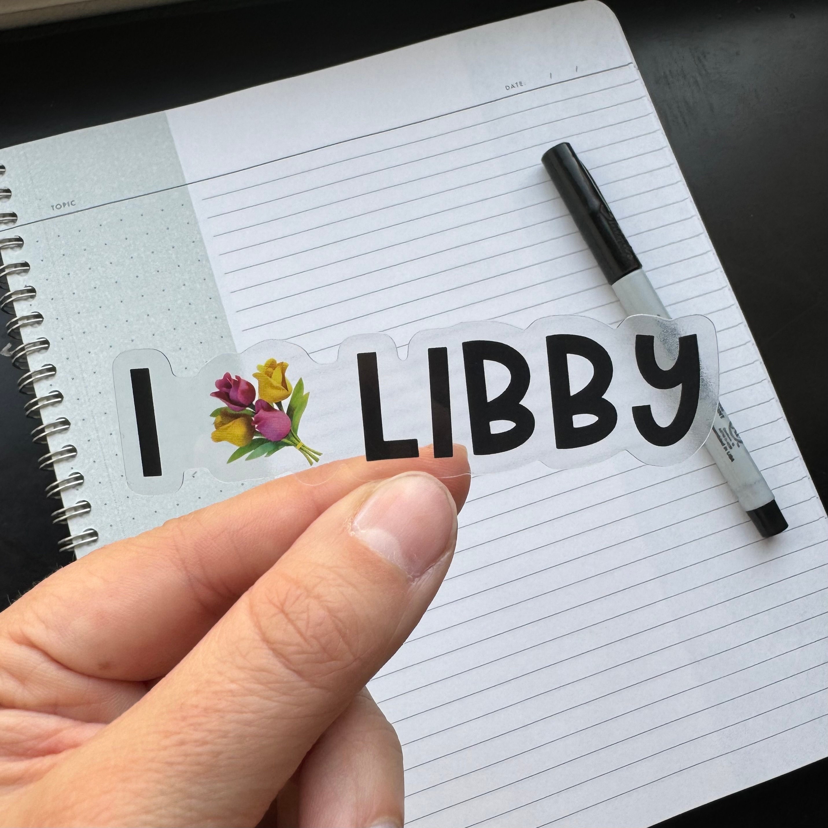 I Love Libby Clear Sticker, Local Library Sticker, Clear Bookish Sticker, Reading Sticker ...