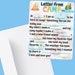 Letter From Camp for Kids to Send to Parents Gift to Kids Going to ...