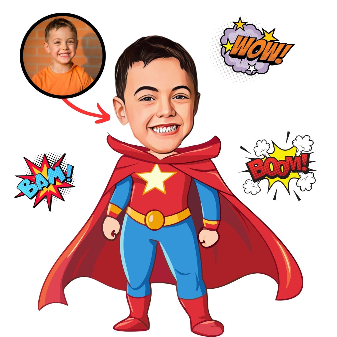 Superhero Birthday Invitation for Birthday Cake Topper Superhero ...