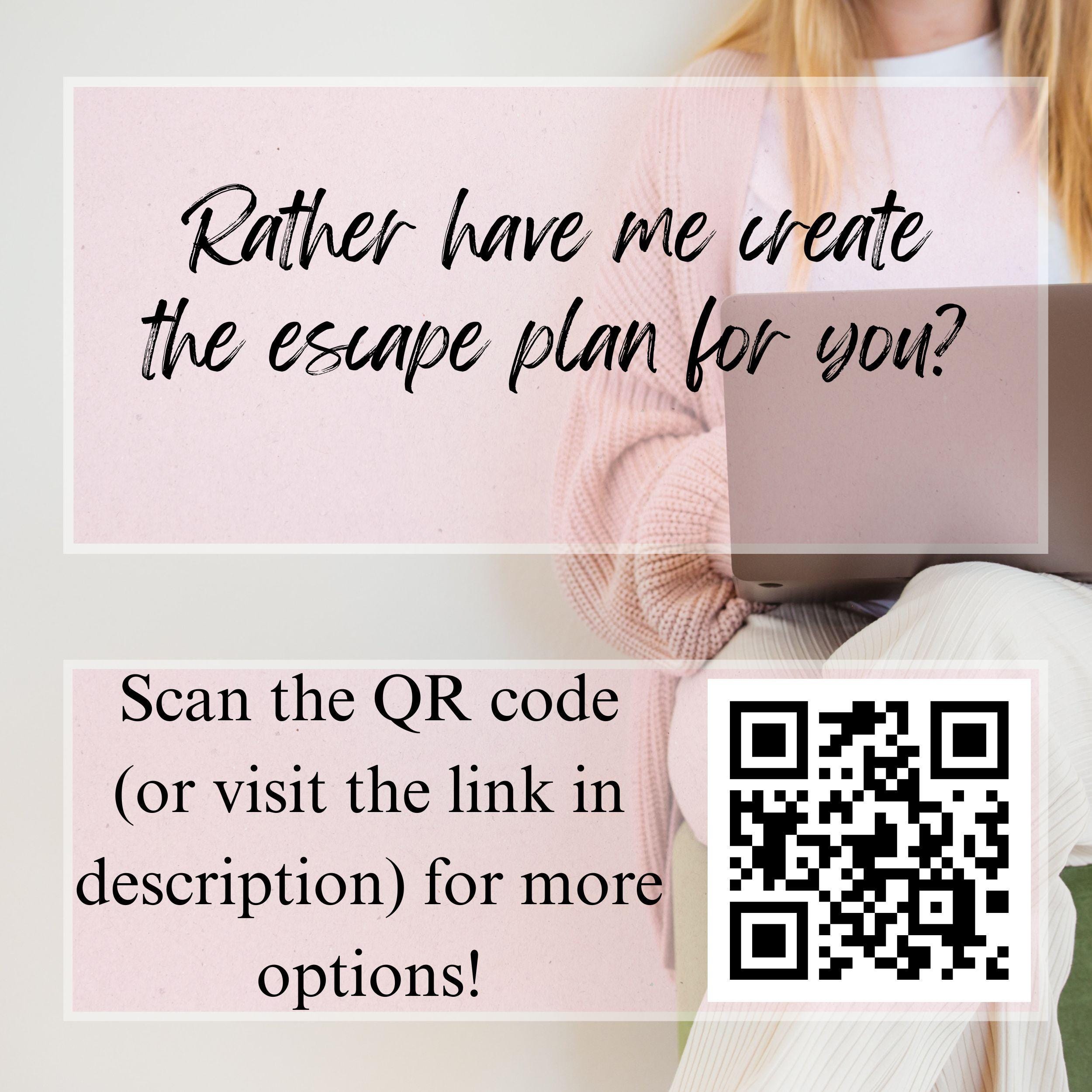 Fire Escape Plan for Children Fire Safety Escape Route Customizable ...